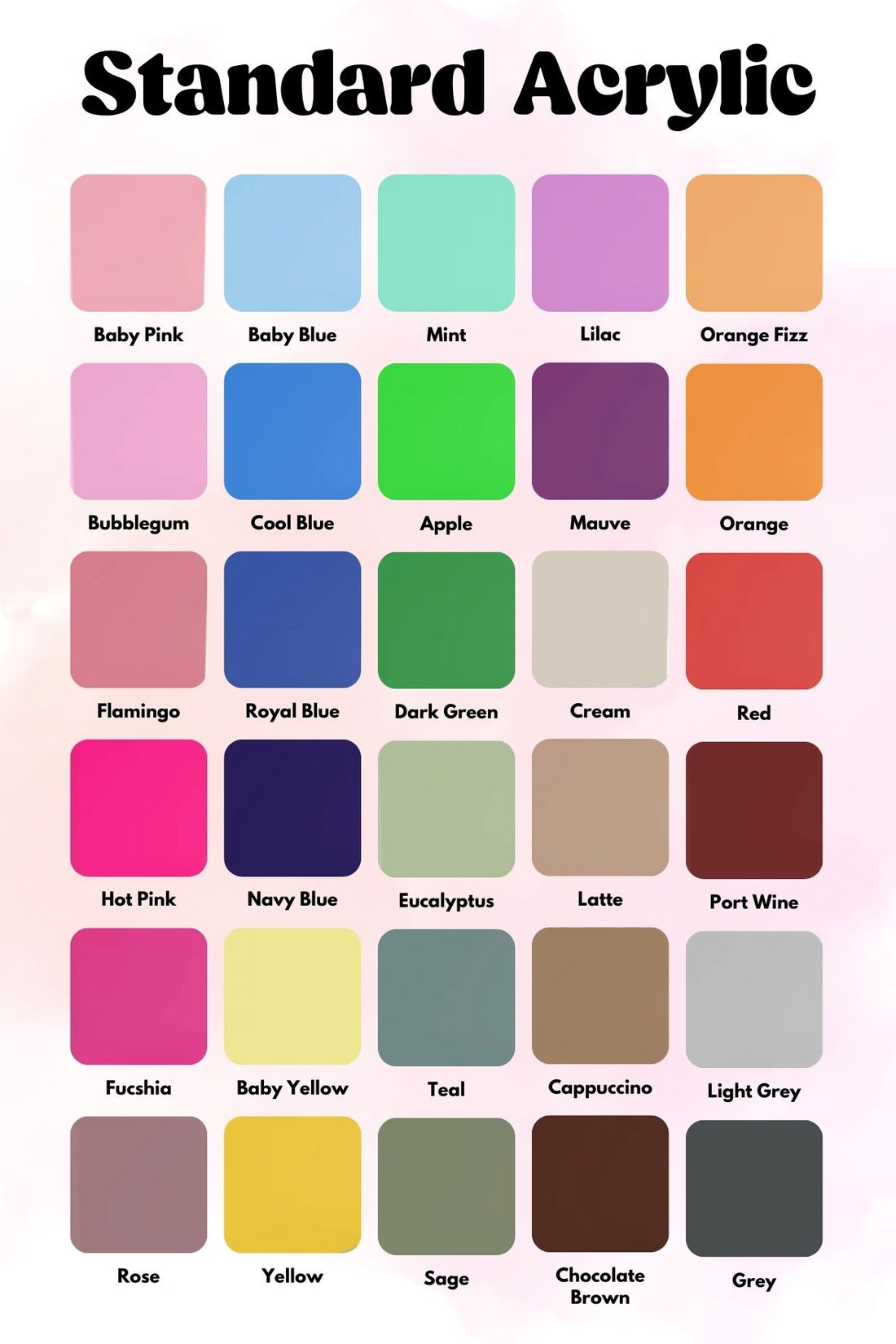 Rectangle Acrylic – Imagine Vinyl